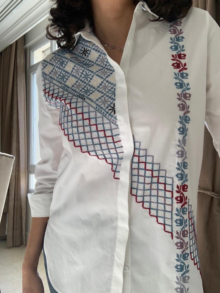 JOD 113.00 - Stairs and Earrings {JAFFA} – ramz.emboidery